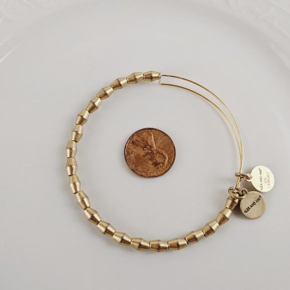 Alex and Ani | Jewelry | Alex Andani Rafaelian Gold Finis Beaded Bracelet | Poshmark